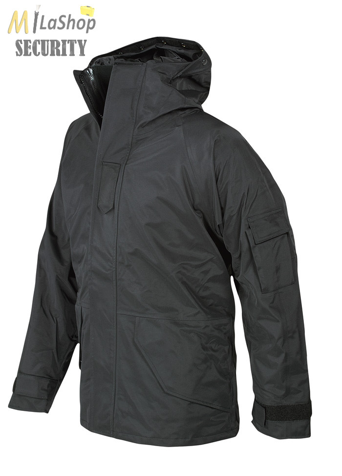 Mil-Tec ECWCS parka / kabát - kivehető polár béléssel - feke